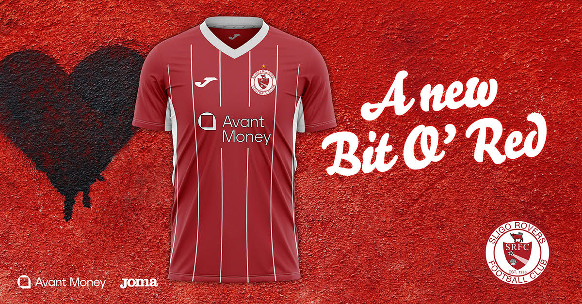 New home jersey unveiled – Sligo Rovers