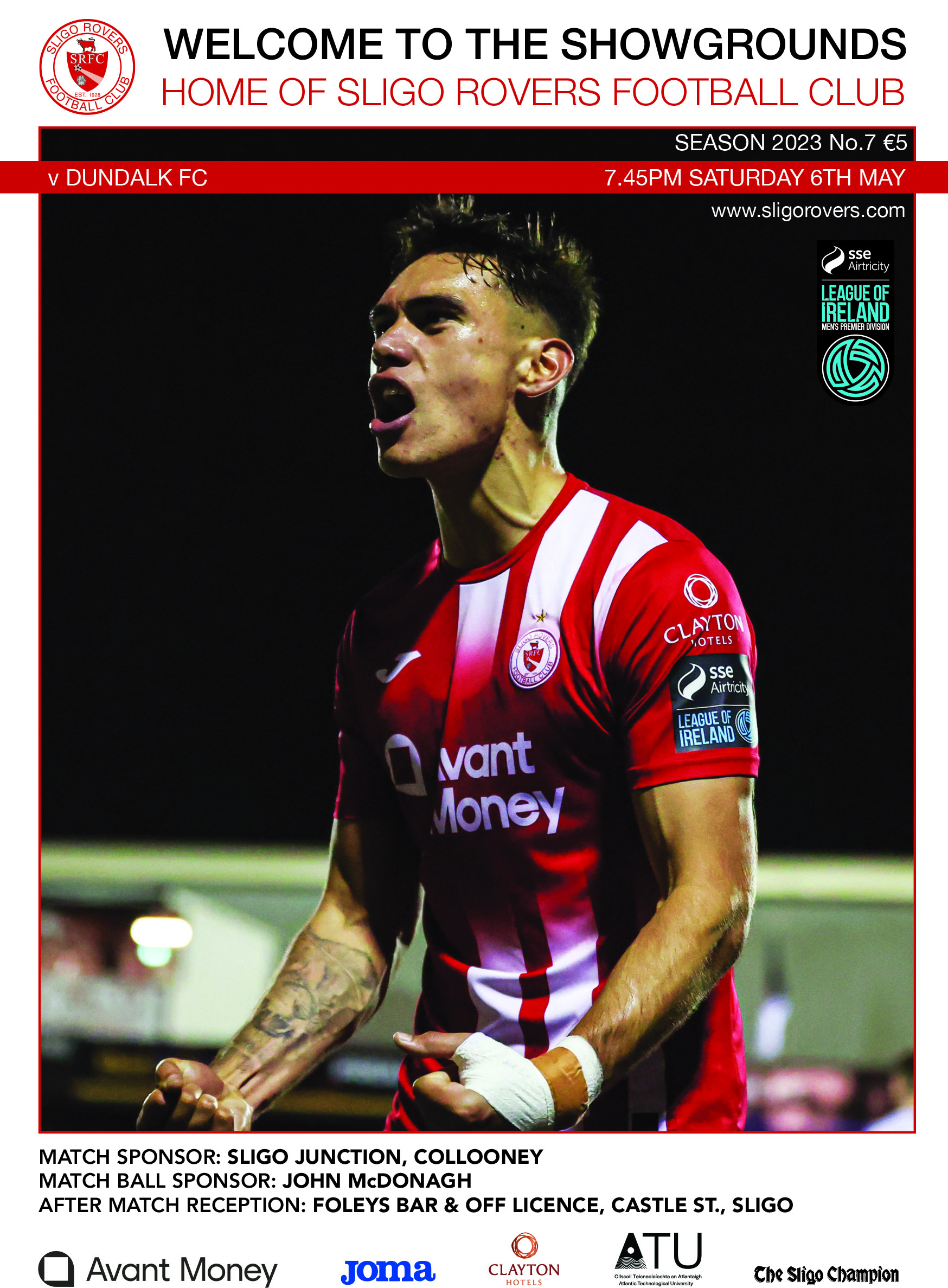 Match Programme – Dundalk – Sligo Rovers